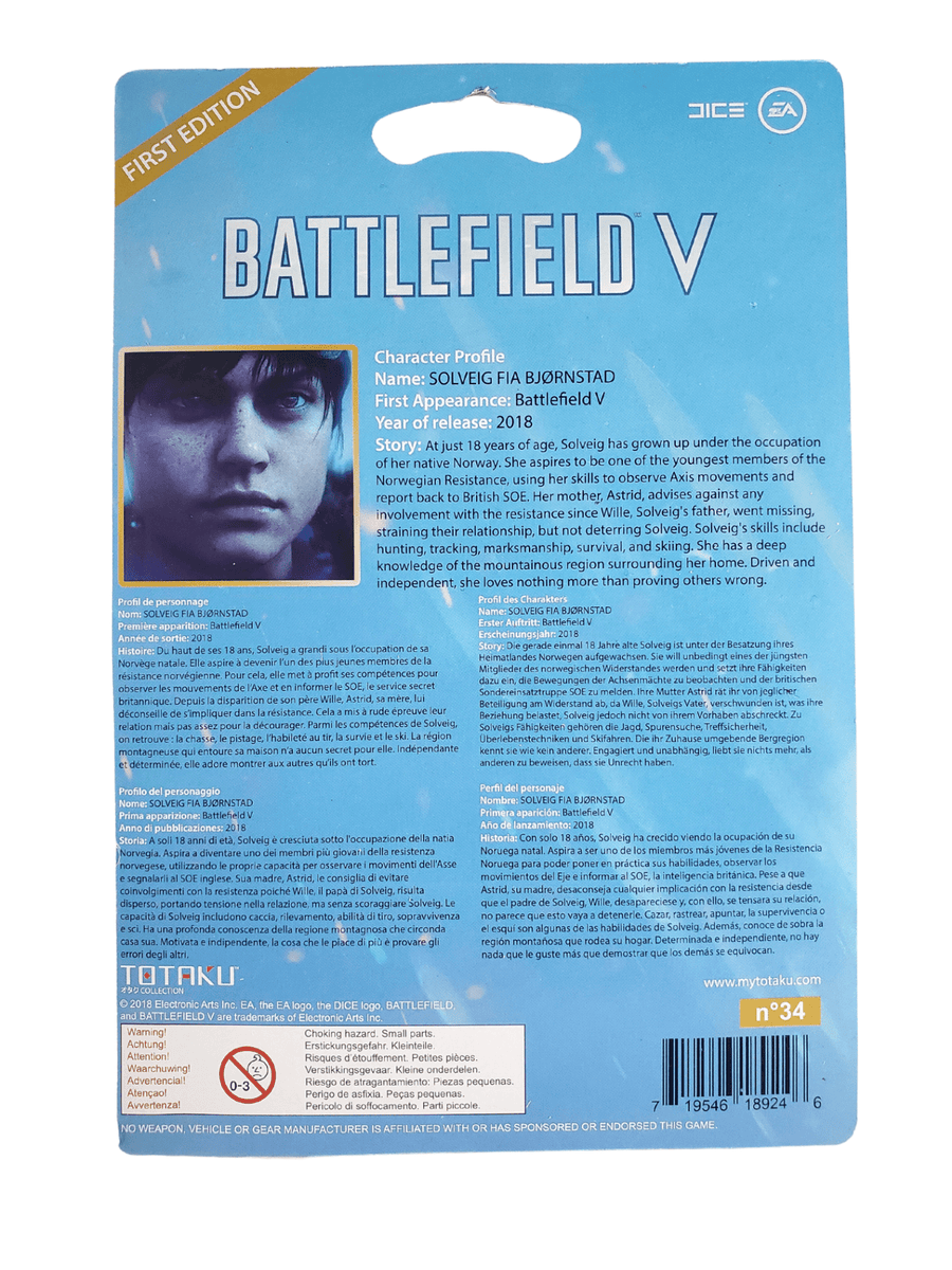 Battlefield V Totaku Figurine Solveig – Wideogamestuff